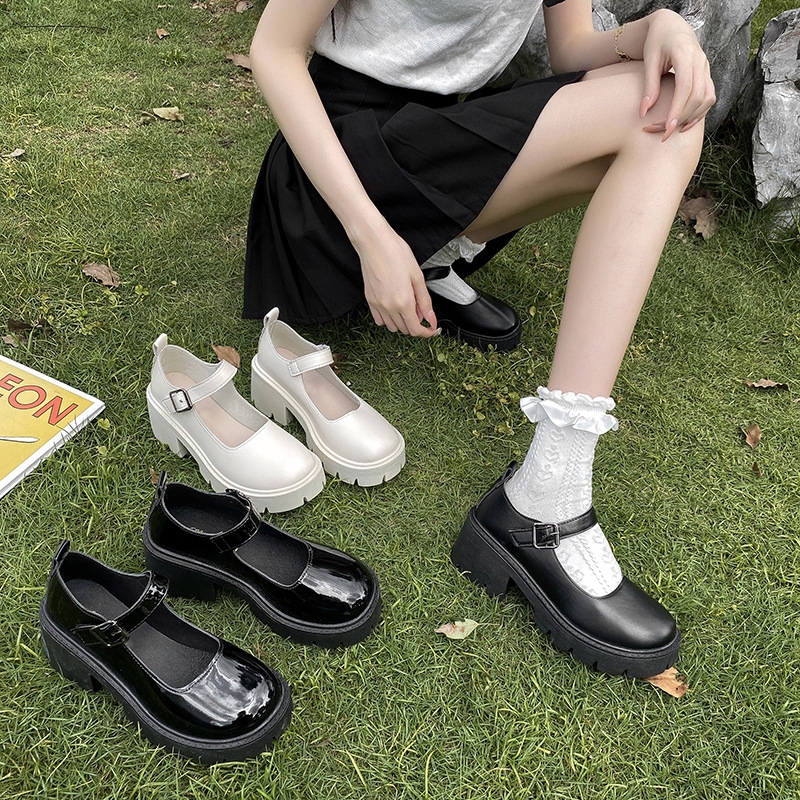 Jual SWEET GRASS-LIFE STORE Sepatu Wanita Import Korea Mary Jane Shoes ...