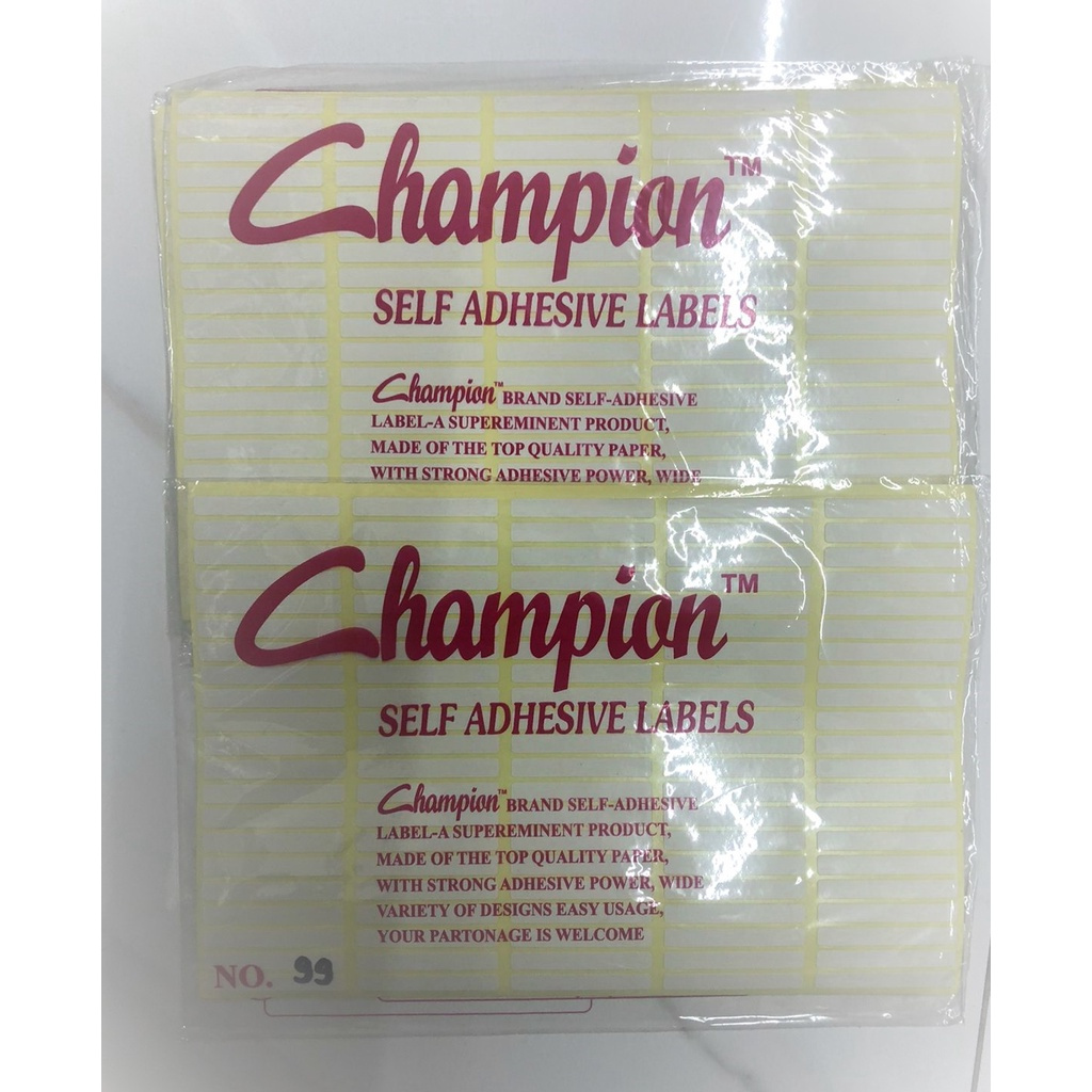 Jual LABEL STIKER HARGA CHAMPION ( PACK ) | Shopee Indonesia