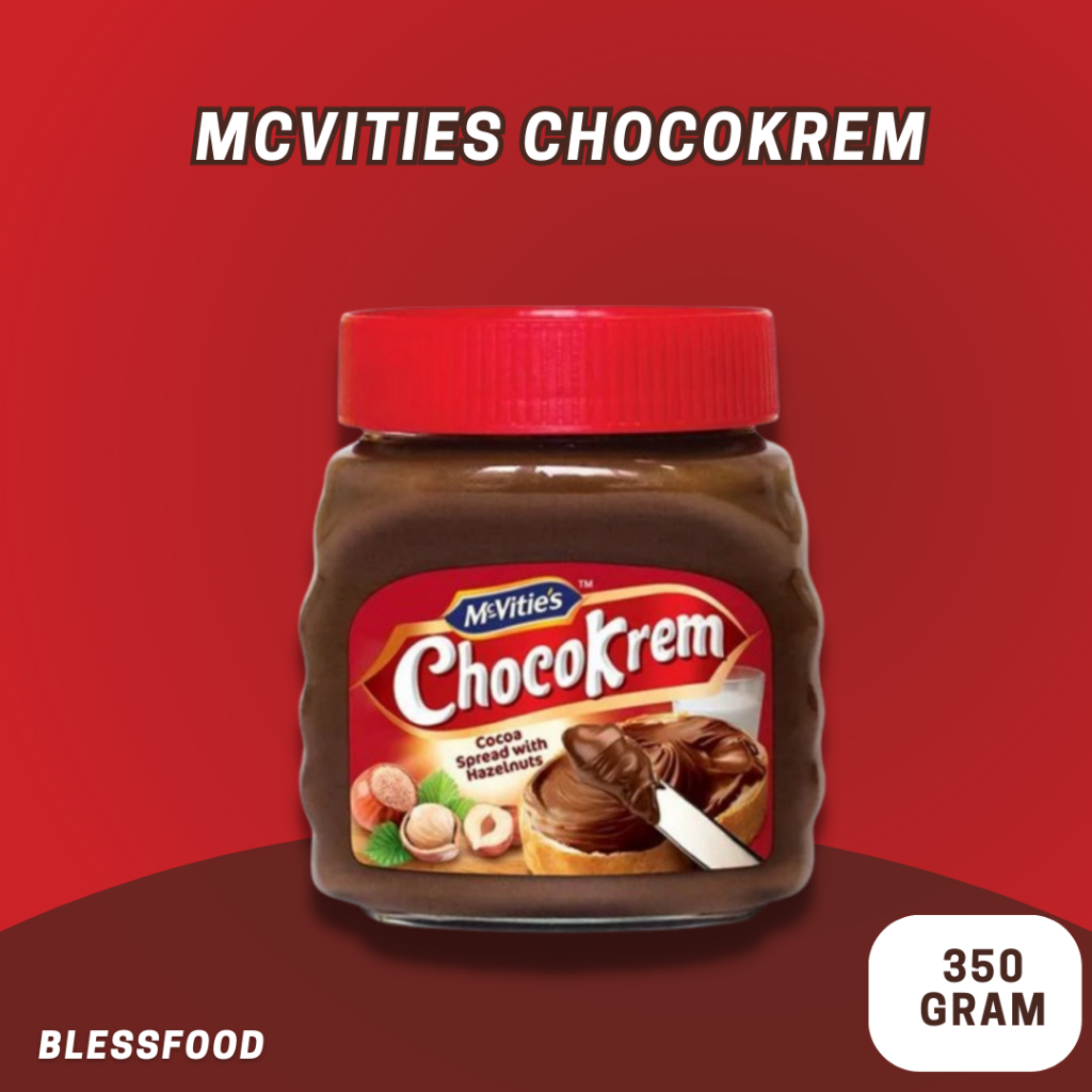 Jual Selai Coklat Premium Mcvities Chocokrem Cocoa dengan Hazelnut 350g ...