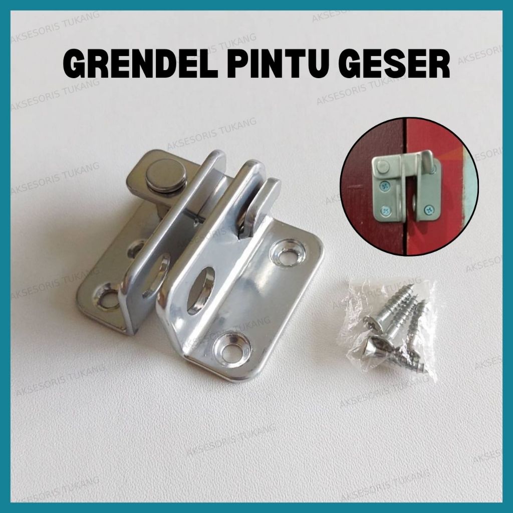 Jual Grendel Pintu Geser / Slot Kunci Pintu Geser / Cantolan Gerendel ...