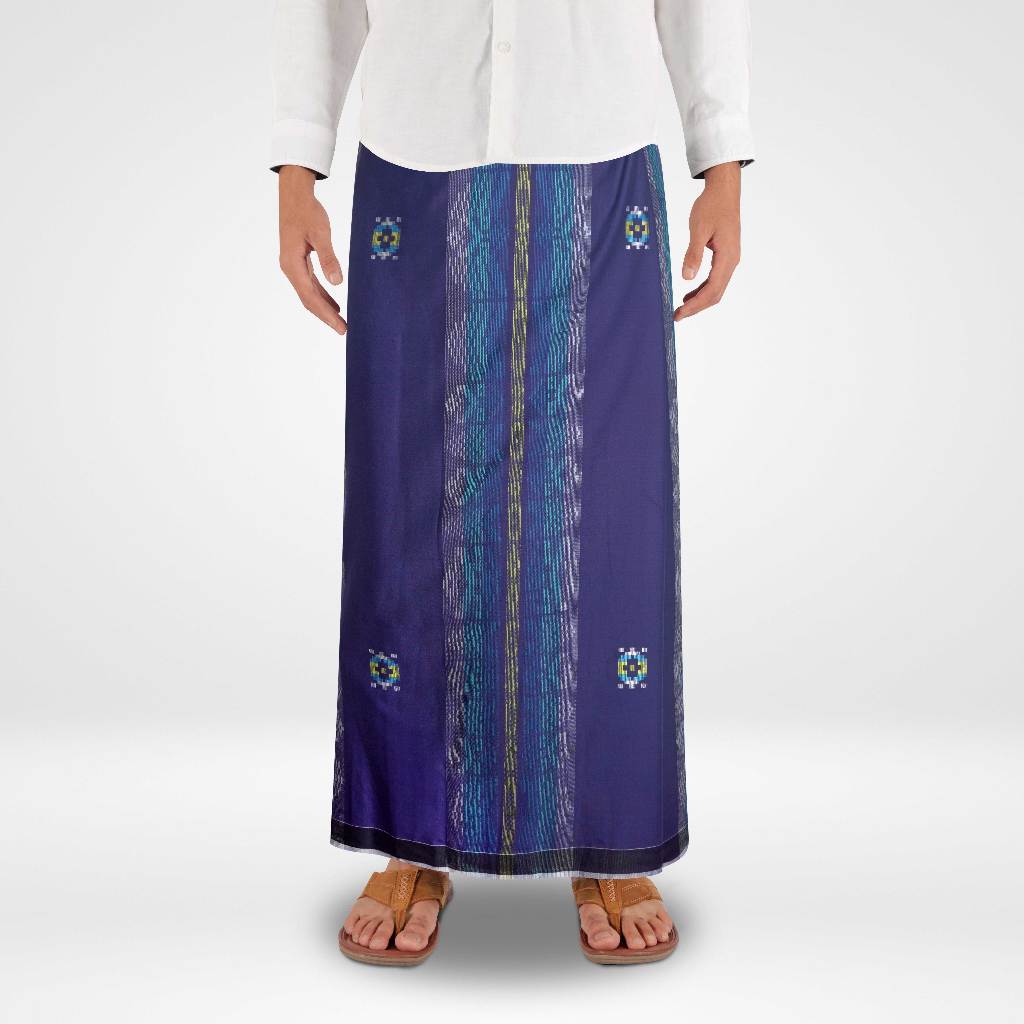 Jual Sarung Mangga Songket Biru Tua SKT45 | Shopee Indonesia