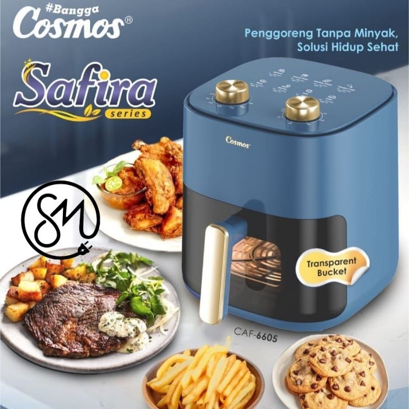 Jual Air Fryer Cosmos CAF-6605 5 L Liter 800 watt CAF6605 Digital ...