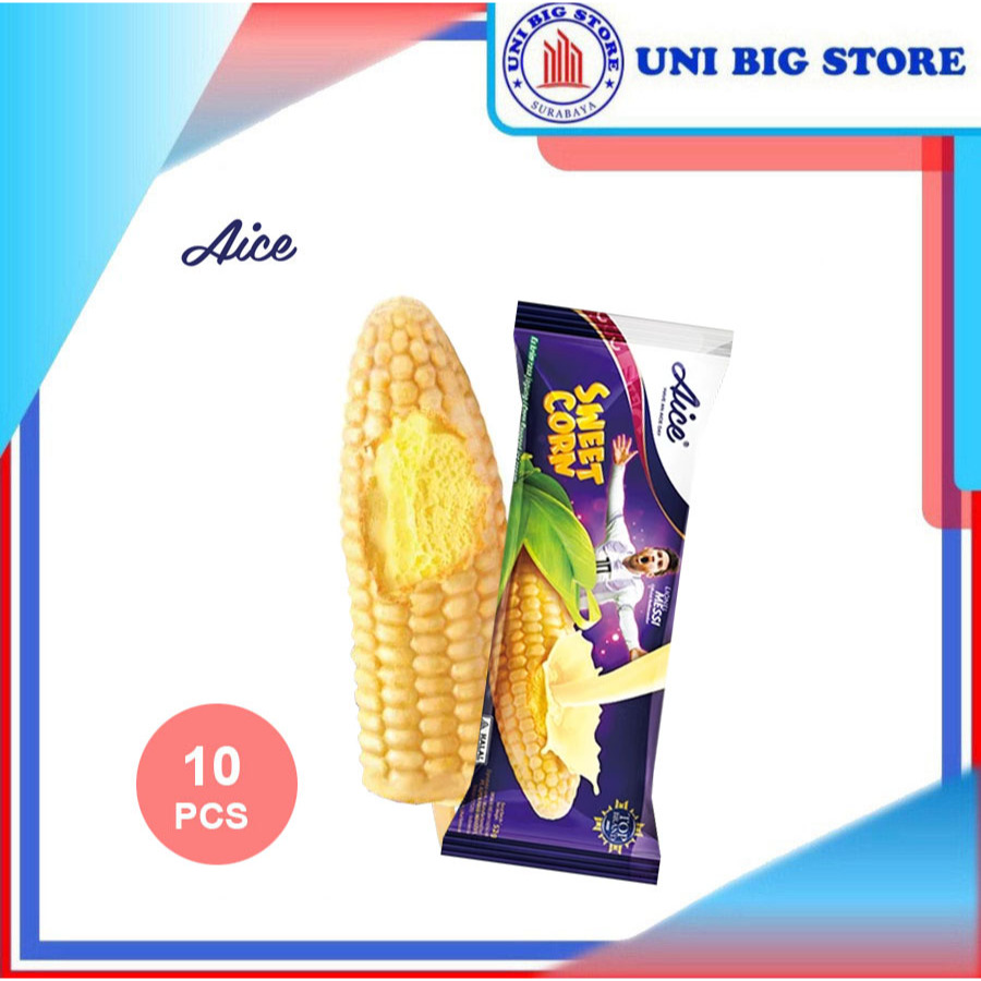 Jual AICE Ice Cream Sweet Corn Stick 52 gr x 10 pcs Es Krim Jagung ...
