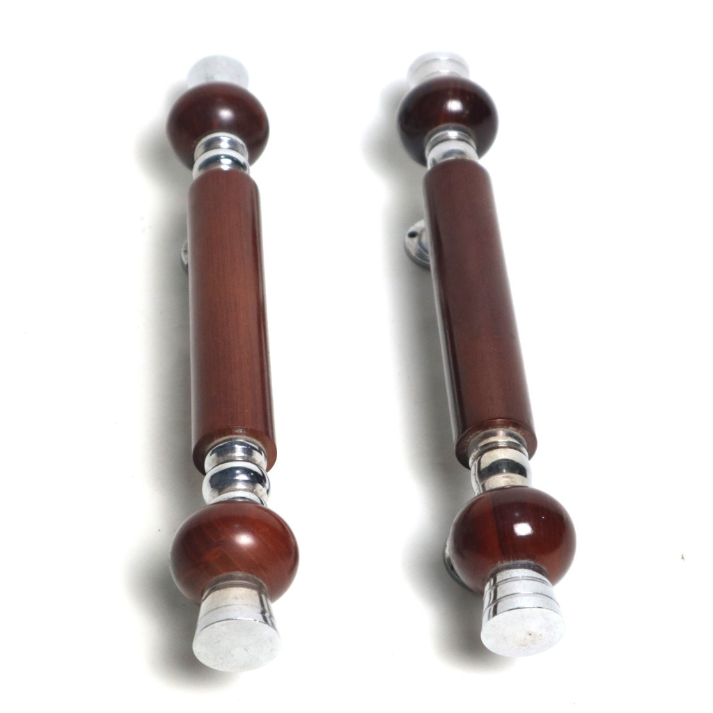 Jual Pull Handle Tarikan Pintu 2, Bahan Kayu Model Bulat 30 cm | Shopee ...