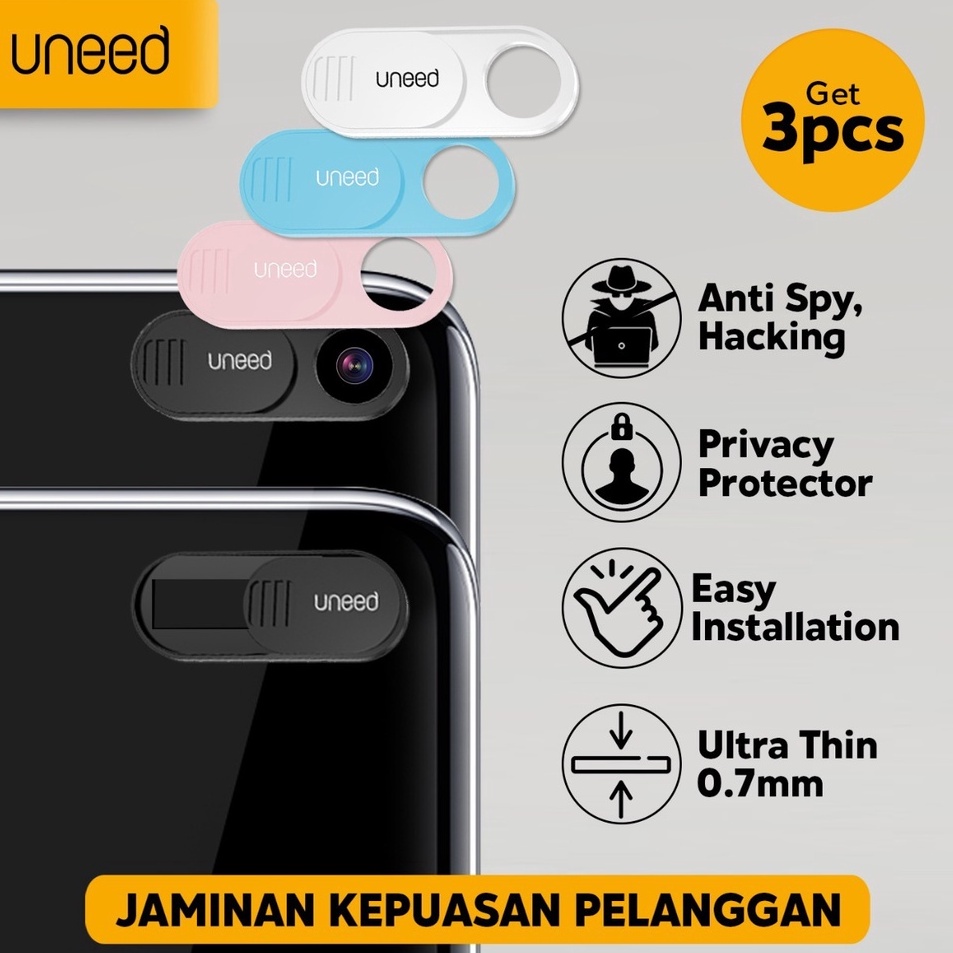 Jual IdF UNEED Webcam Cover Penutup Lensa Webcam Camera Smartphone ...