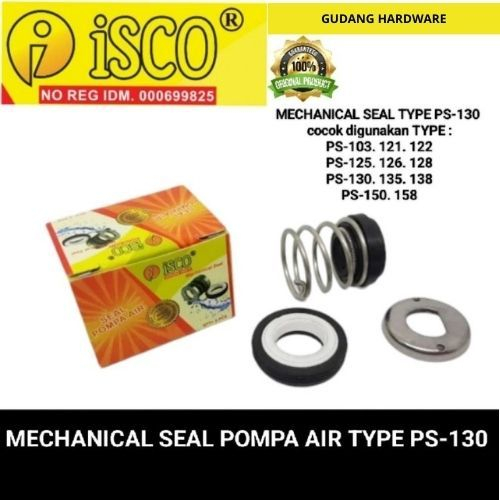 Jual Isco mechanical seal pompa air type PS-130 buat Shimizu / goldstar ...