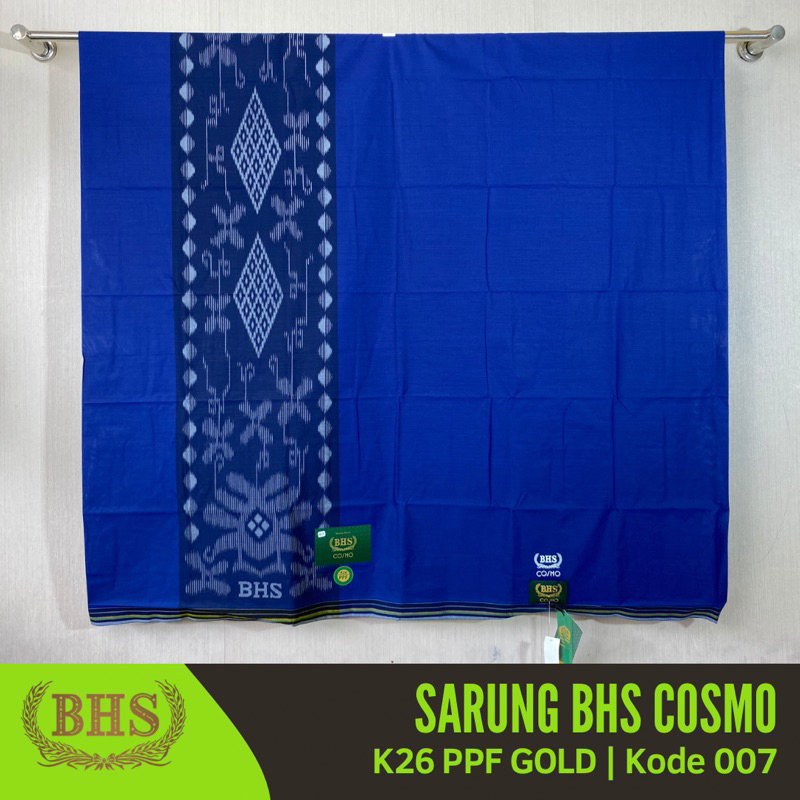 Jual Sarung BHS Cosmo Gold Motif K26 PPF - Cosmo Polos Warna | Shopee ...