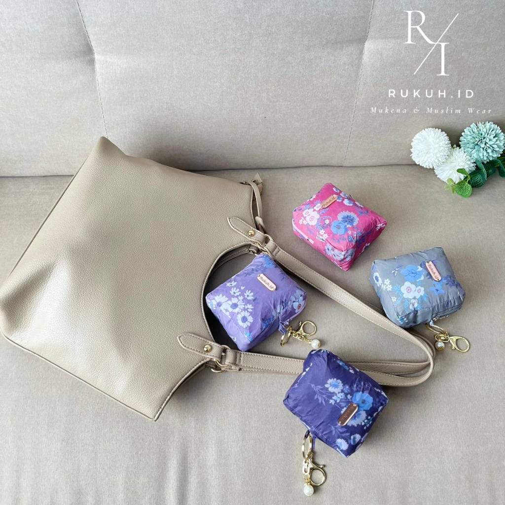 Jual RUKUH.ID Reysia Mukena Travel Mini Pouch Mukenah Tas Mini 2 in 1 ...