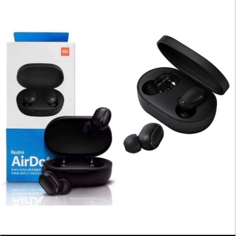 Jual XIAOMI REDMI AIRDOTS BLUETOOTH EARBUDS HITAM | Shopee Indonesia