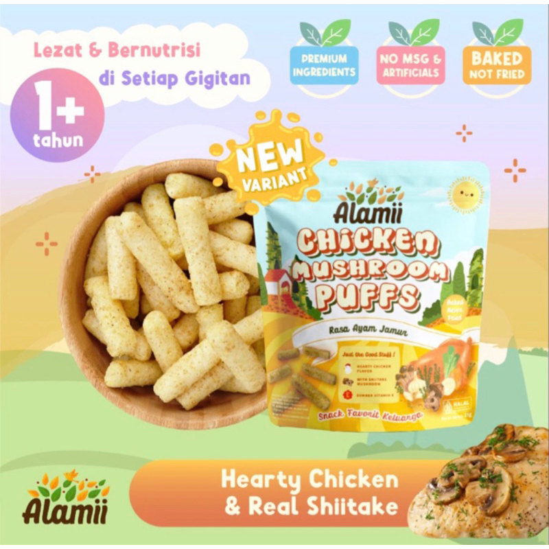 Jual Alamii Puffs 25 gr Snack Cemilan Sehat Bayi Anak | Shopee Indonesia