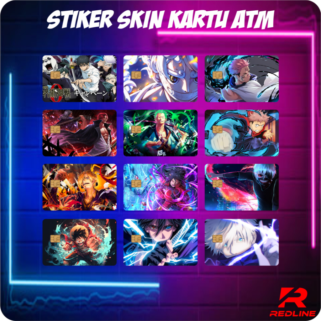 Jual STIKER SKIN KARTU ATM MANDIRI BCA BRI DAN KARTU LAINYA | Shopee ...