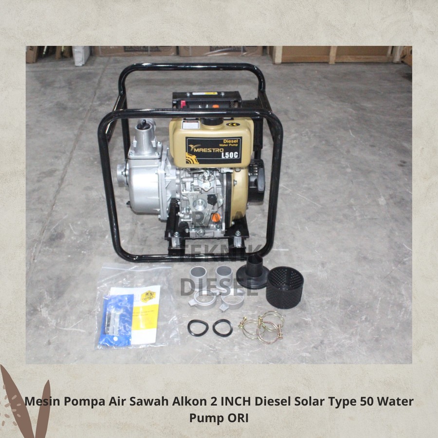 Jual Mesin Pompa Air Sawah Alkon 2 INCH Diesel Solar Type L50 Water ...