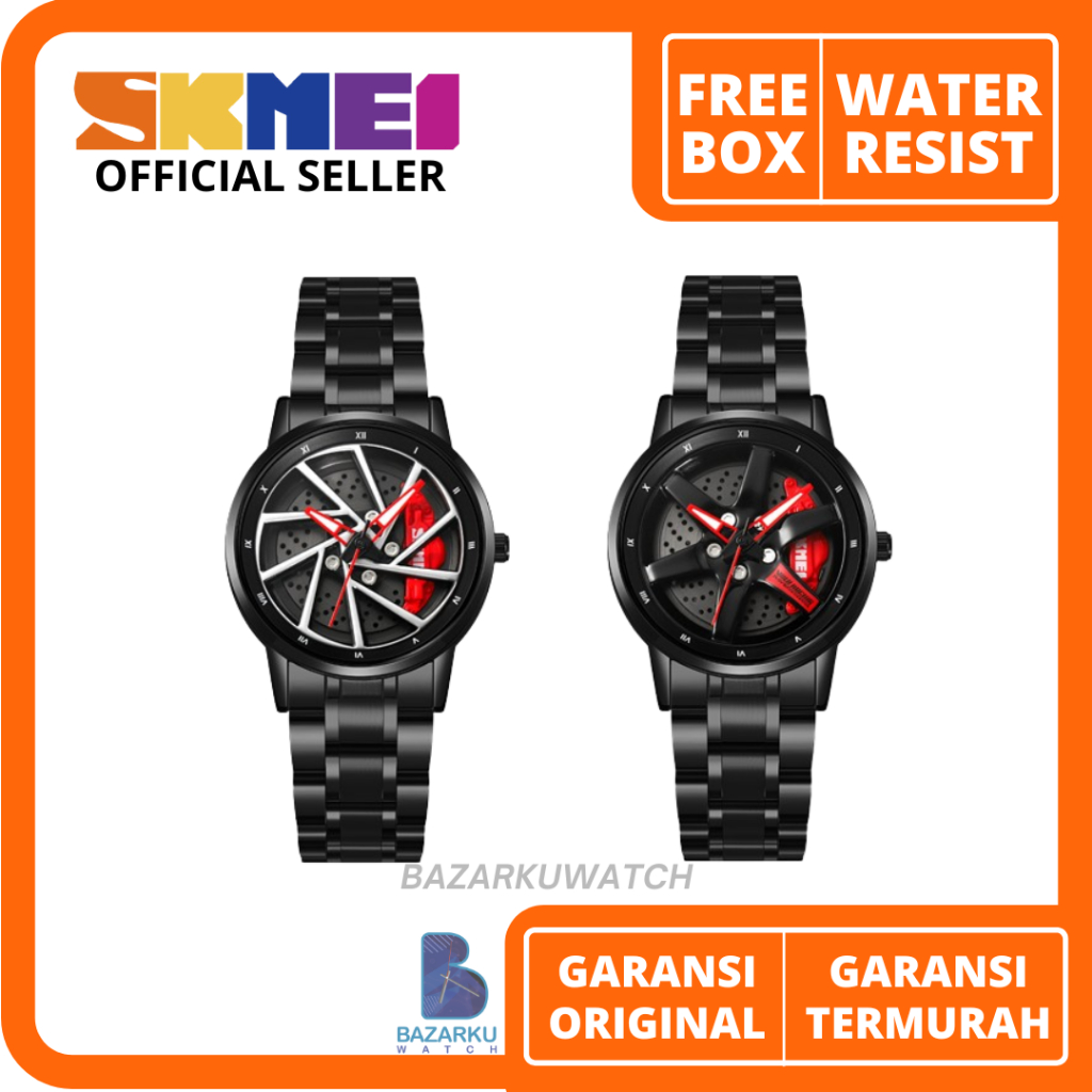 Jual Jam Tangan Pria Skmei 2191 Jam Skmei Jam Tangan Rantai Pria Jam ...