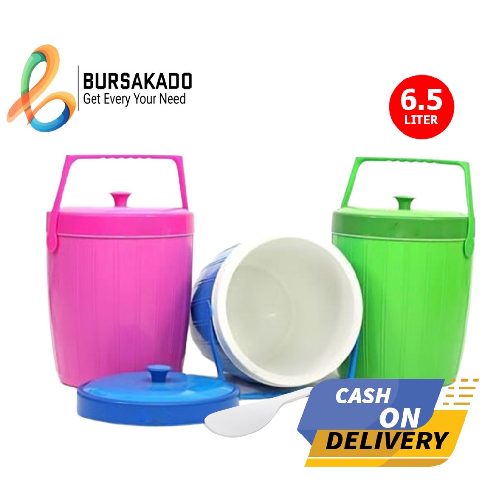Jual Termos Es 6.5 LITER / Termos Nasi / Rice buceket / Ice Bucket USA ...