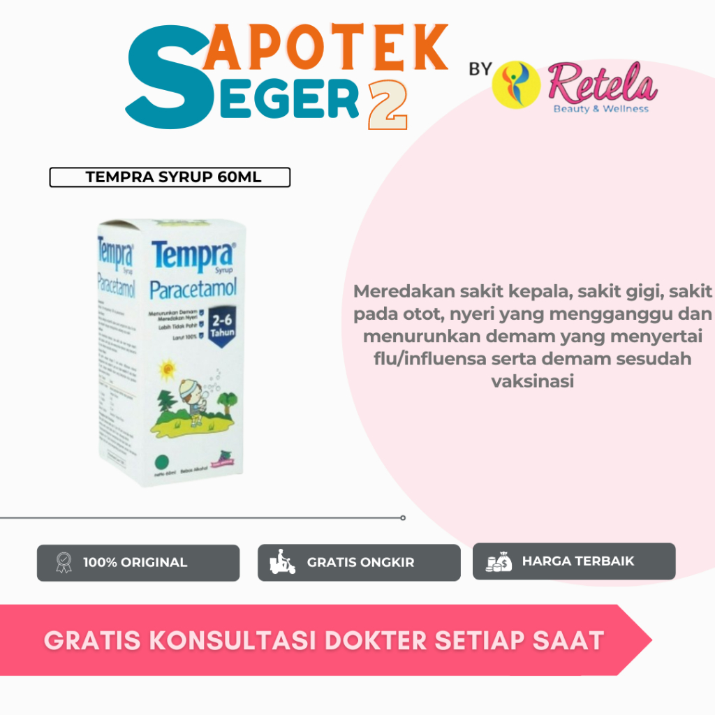 Jual TEMPRA SYRUP 60ML | Shopee Indonesia