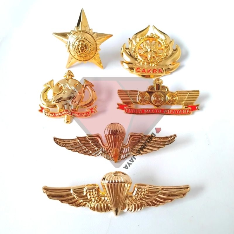 Jual Brevet Wing PDH Para / SeskoAD / Sesko AD / Cakra / Kuda / Tank ...
