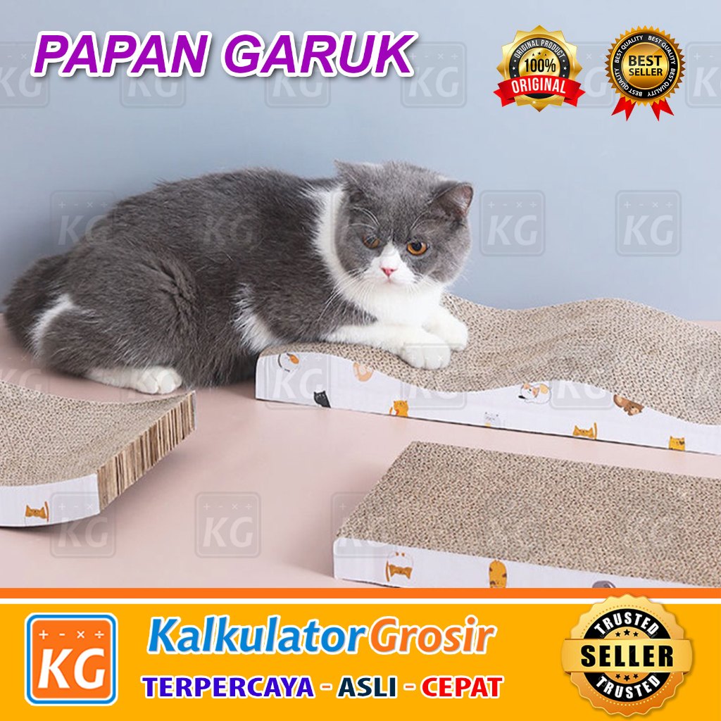 Jual Papan Garuk Kucing Mainan Cat Scratch Board Extra Tebal Garukan ...