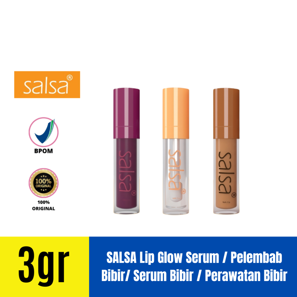 Jual SALSA Lip Glow Serum/ Lip Serum Bibir 3gr | Shopee Indonesia