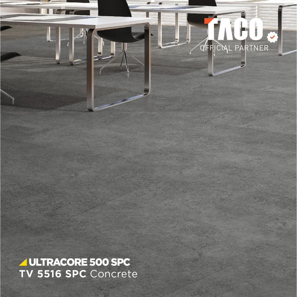 Jual TACO Lantai SPC 5mm Klik Motif Batu Per 1 Box (Isi 12 Lembar / 2,16 m²) - TV 5516 Concrete ...