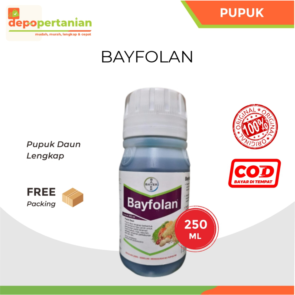 Jual Depo Pertanian - Bayfolan Bayer 250ml Pupuk Daun Lengkap Majemuk Makro Mikro | Shopee Indonesia