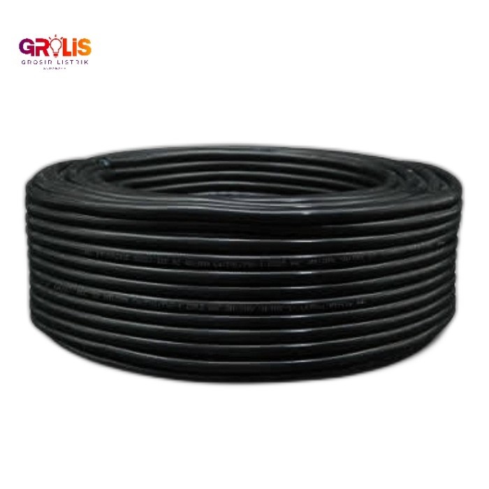 Jual Kabel Eterna NYYHY 4x0,75mm 50 Meter Kabel Listrik Hitam 4X0,75 Tembaga Kawat Serabut 4 x 0 ...