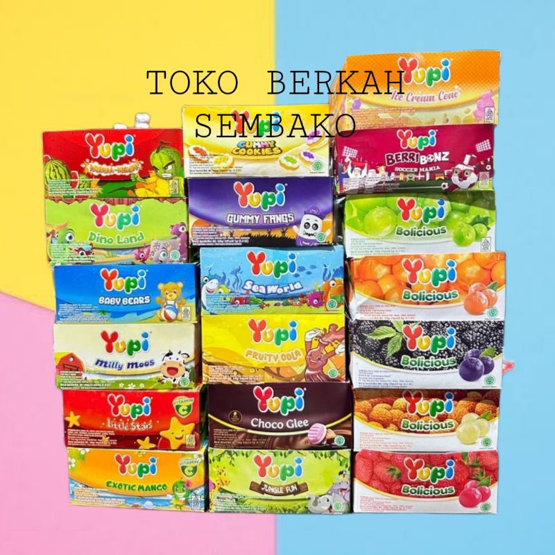 Jual (BOX) Permen YUPI Jelly All Varian Aneka Rasa | Shopee Indonesia