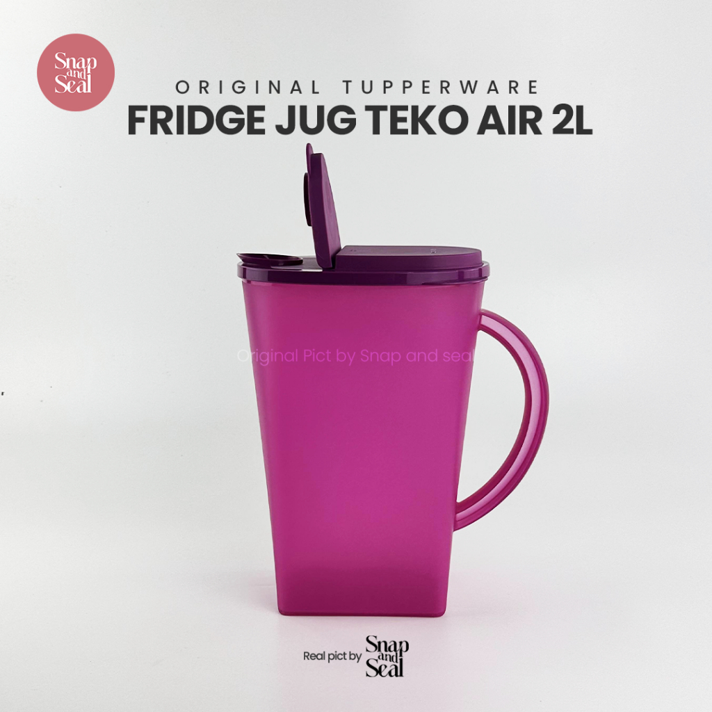Jual Tupperware Outdoor dining pitcher 3.7 liter ungu Jug | Shopee ...