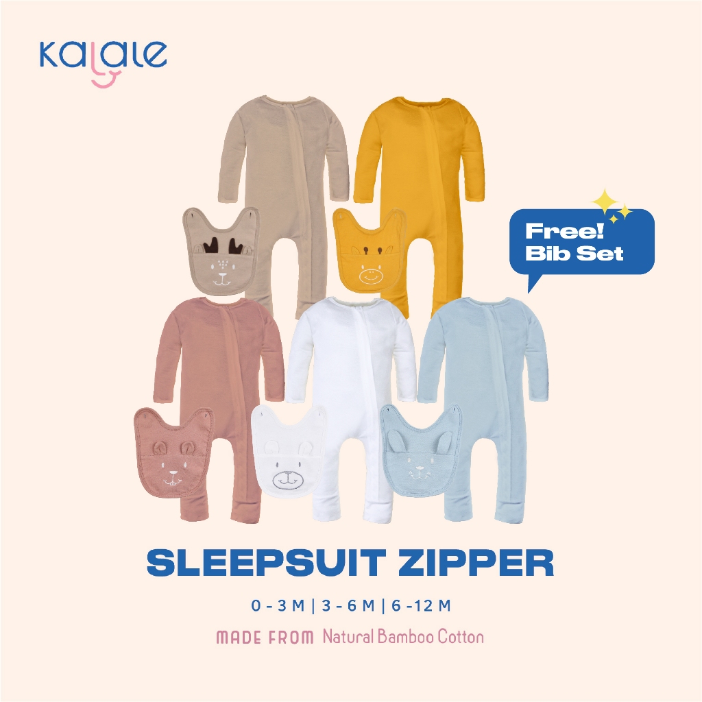 Jual Kalale Baby Sleepsuit Zipper (Jumper / Jumpsuit / Piyama Anak dan ...