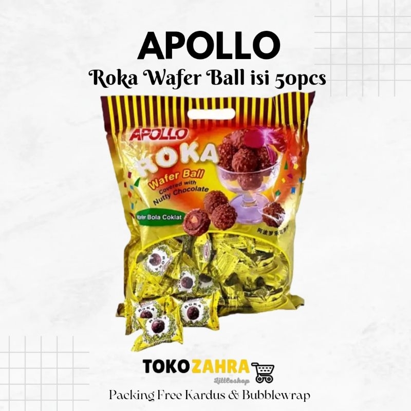 Jual Apollo Roka Wafer Ball 50pcs | Shopee Indonesia