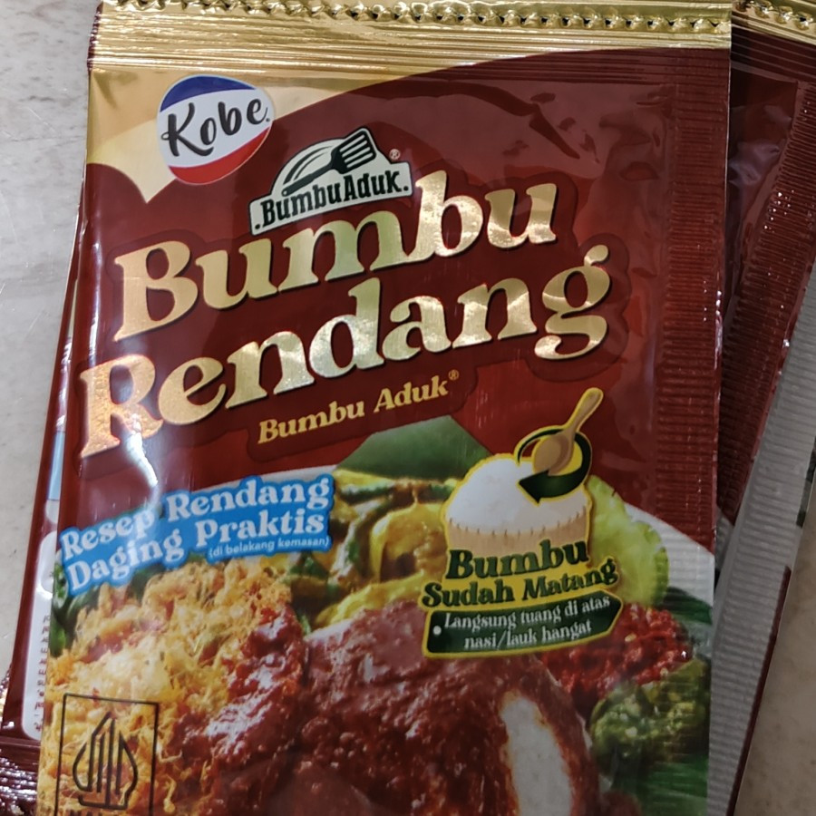 Jual Kobe Bumbu Rendang 20gr Bumbu Aduk Instant | Shopee Indonesia