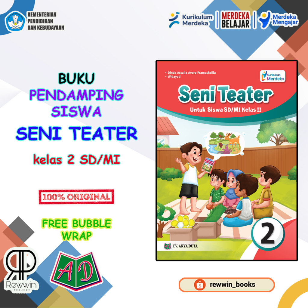 Jual Buku SENI TEATER Kelas 2 SD/MI Kurikulum Merdeka Penerbit Arya Duta | Shopee Indonesia