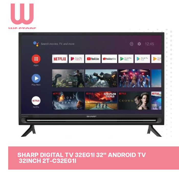 Jual SHARP Digital TV 32EG1I 32" ANDROID TV 32inch 2T-C32EG1i | Shopee Indonesia