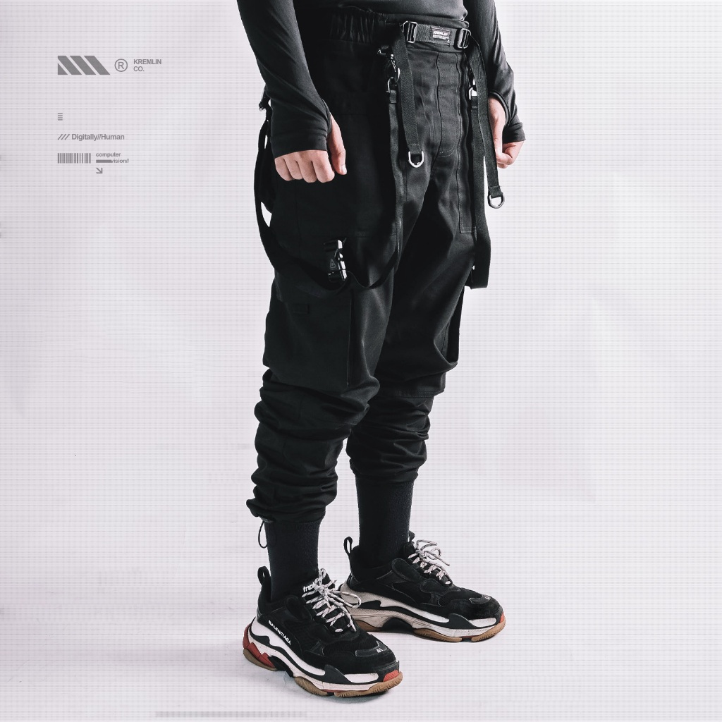 Jual KREMLIN Celana Panjang Cargo Multiple Techwear pants - CONNECTED ...