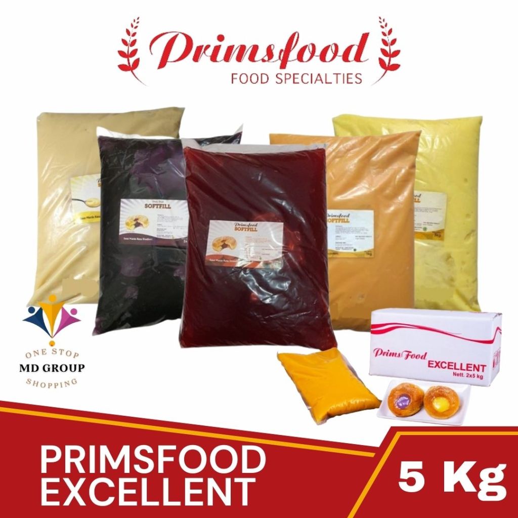 Jual PRIMSFOOD SOFTFILL EXCELLENT 5KG - Selai Buah Isian Roti Panggang ...