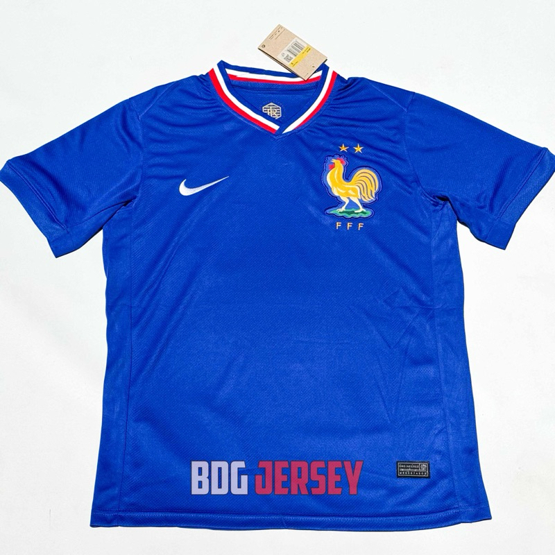 Jual JERSEY PRANCIS FRANCE HOME OFFICIAL 2024 GRADE ORI TOP | Shopee ...