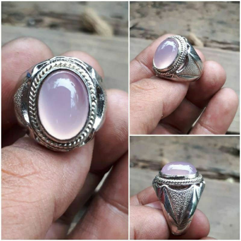 Jual BATU CINCIN BIRU LANGIT LAVENDER BATU RAJA NATURAL ALAM 100% ...