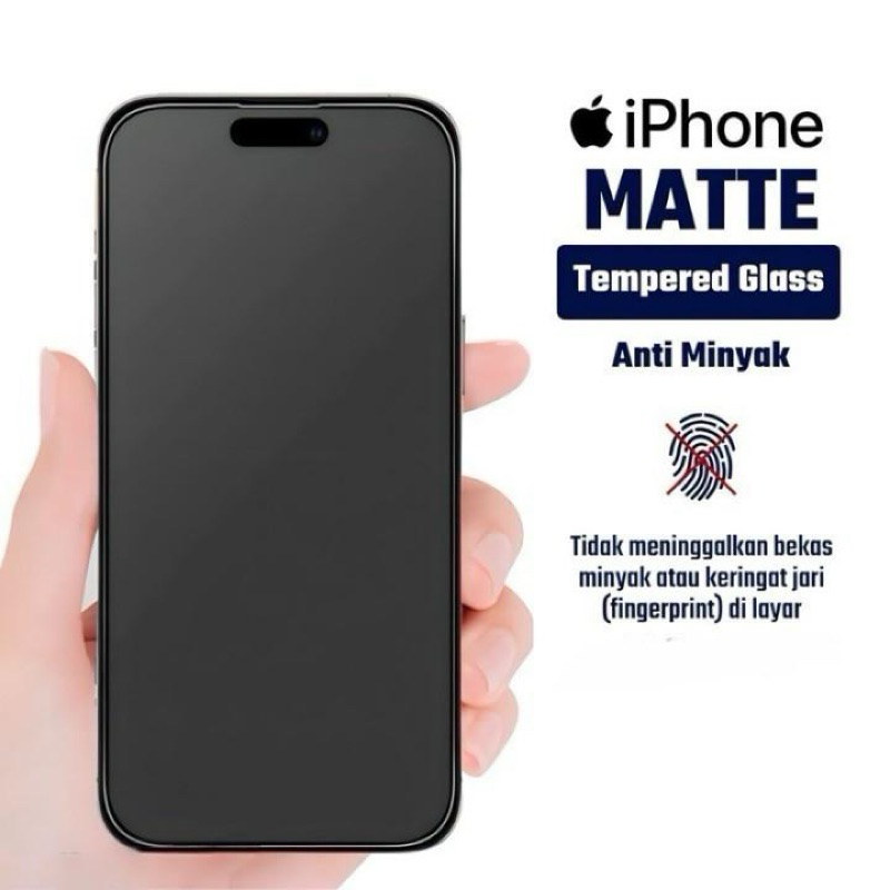 Jual Tempered Glass Matte iPhone 12 12 Mini 12 Max 12 Pro 12 Pro Max 13 ...