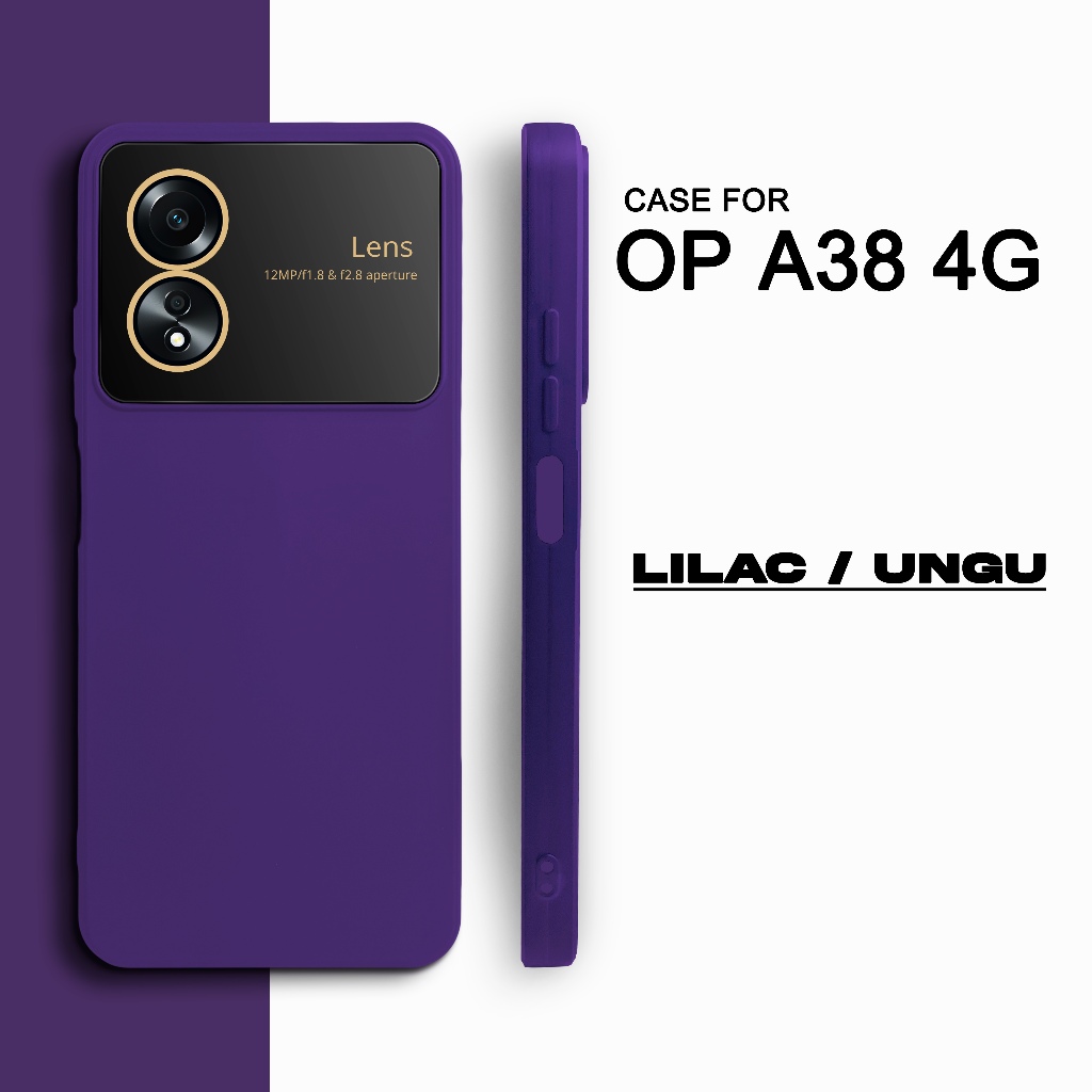 Jual Oppo A38 - A18 Case Softcase BIG LENS MACARON CAMERA PROTECTION ...