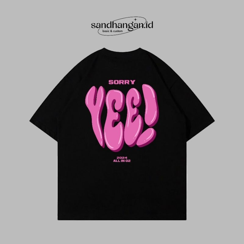 Jual KAOS SORRY YE TERBARU BAJU ALL IN PRABOWO GIBRAN 2024 ~FREE ...