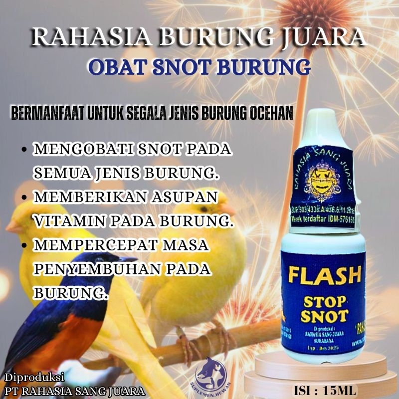 Jual OBAT SNOT BURUNG SEMUA JENIS BURUNG 15ML | Shopee Indonesia