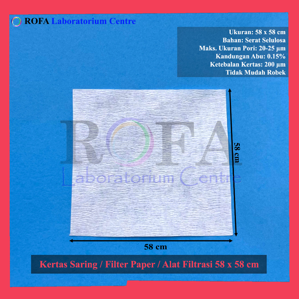 Jual Kertas Saring / Filter Papper / Alat Filtrasi / Alat Menyaring 58 ...