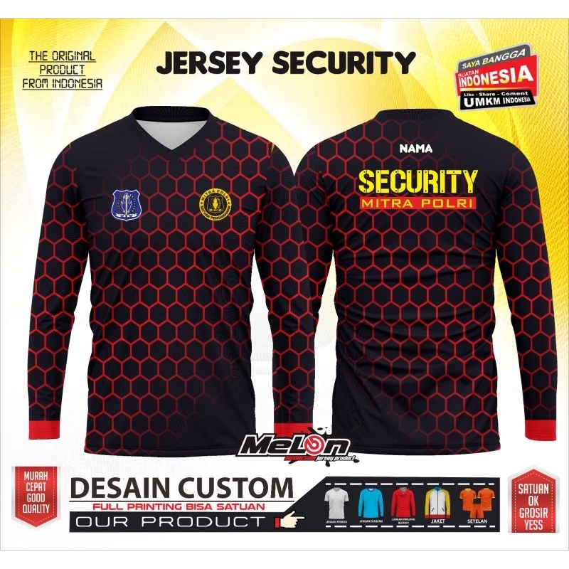 Jual JERSEY SECURITY LENGAN PANJANG | Shopee Indonesia