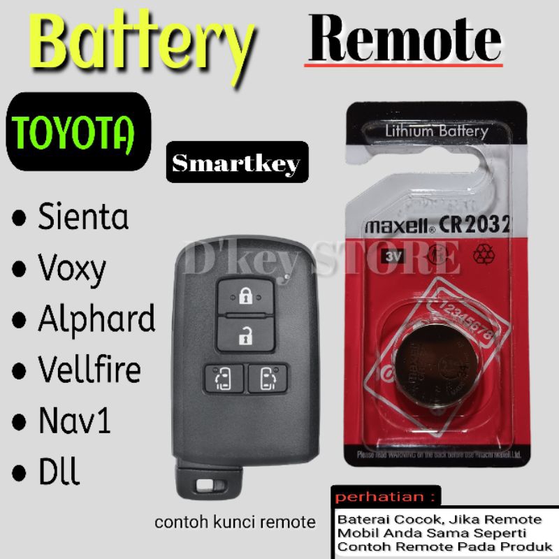 Jual Baterai Battery Batre Batrai Batre Kunci Remote Remot Smartkey ...
