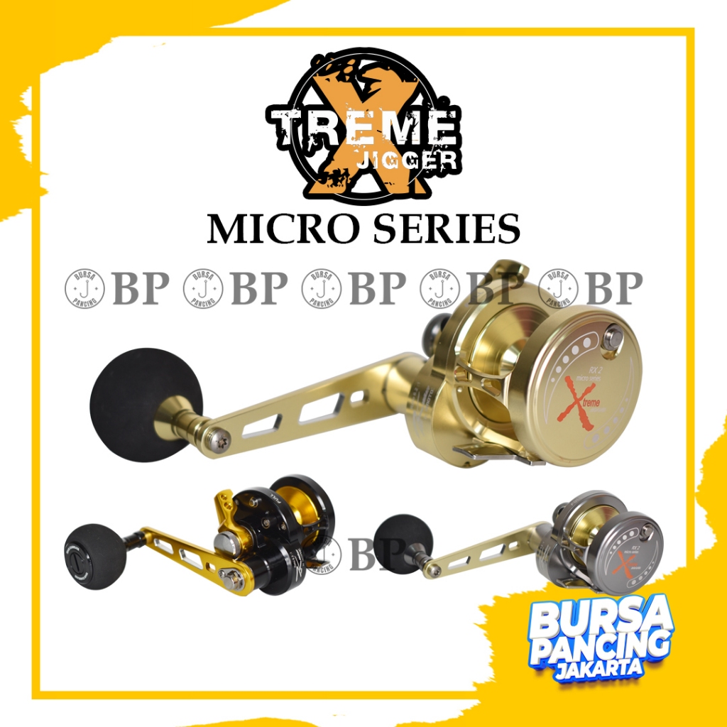 Jual TEAM KAMIKAZE Reel Overhead XTREME JIGGER RX/LX2 (Micro Series ...