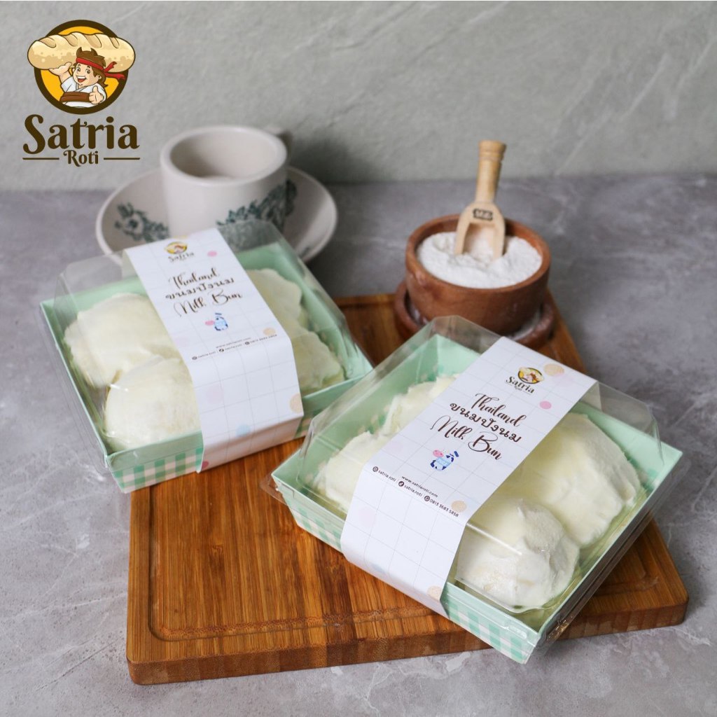 Jual Thailand Milk Bun Snowie Butter Milk Roti Bangkok Viral Premium ...