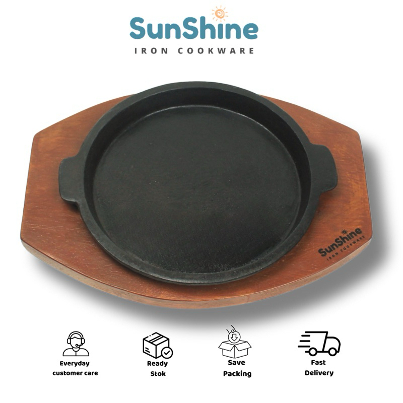 Jual SUNSHINE Hot Plate Steak / Piring Steak Bulat Telinga 18 NEW ...