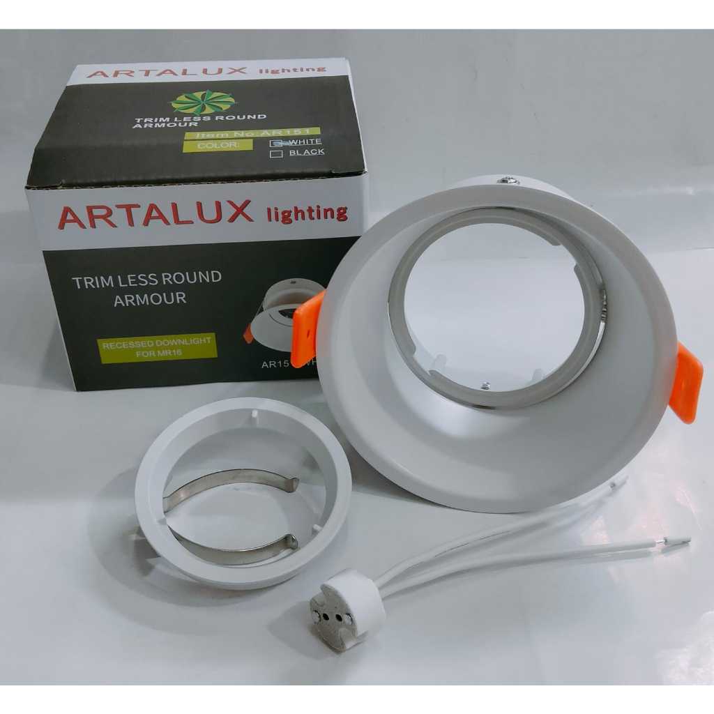 Jual KAP LAMPU HALOGEN MR16 KAP LAMPU MR16 PLAFON AR151 | Shopee Indonesia