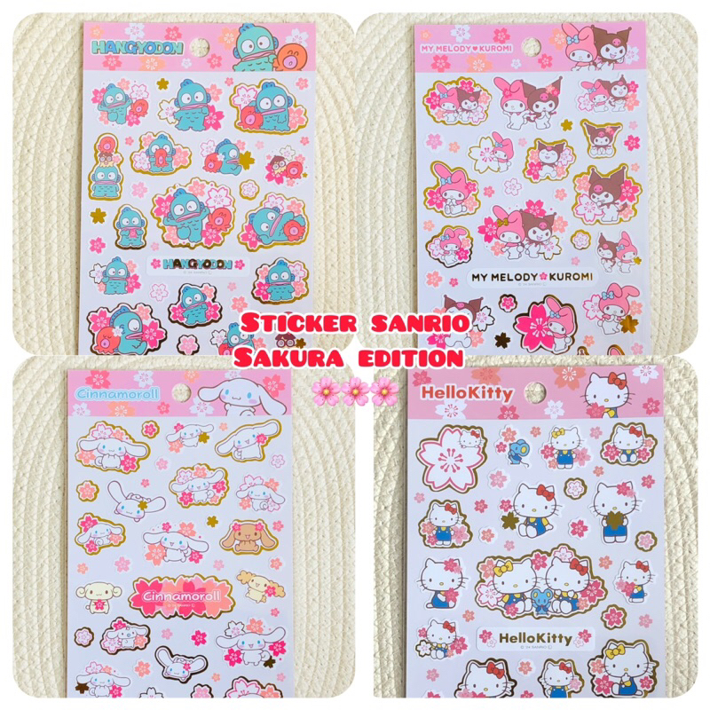 Jual sanrio sticker stiker stickers sakura edition original japan ...