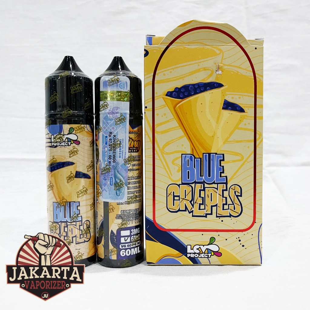 Jual LCV BLUE CREPES 60ML 3MG 6MG BY LCV PROJECT | Shopee Indonesia