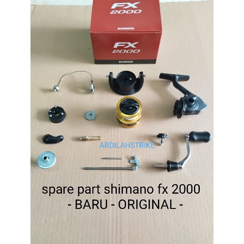 Jual spare part reel shimano fx 2000 - BARU - ORIGINAL - | Shopee Indonesia